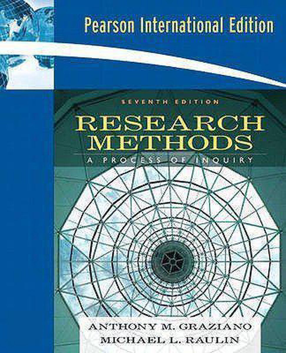 Research Methods:A Process of Inquiry: International Edition ...